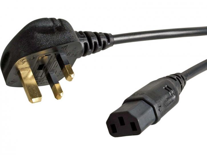UK 240V C13 3-Pin Kettle Lead Cable — SpyCameraCCTV
