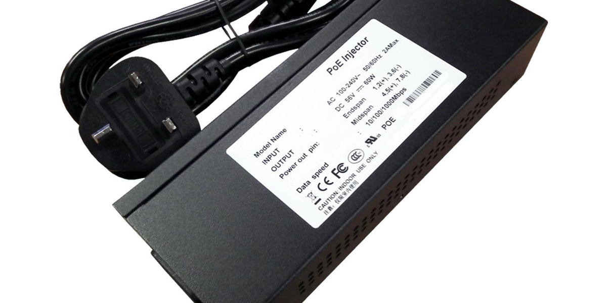 60W Hi-PoE Injector for Hikvision PTZ Cameras — SpyCameraCCTV