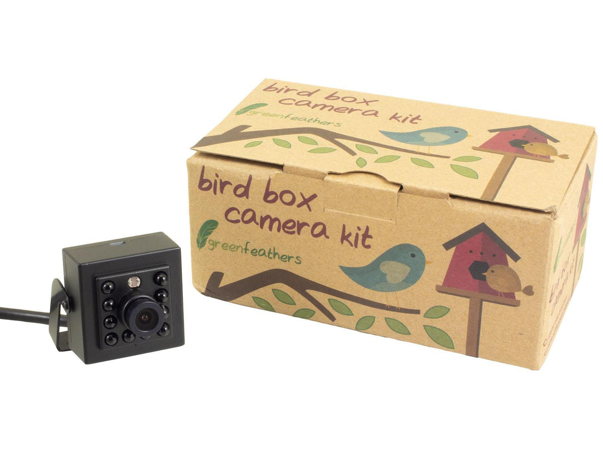 Refurbished Green Feathers HD Wired Bird Box Camera | SpyCameraCCTV