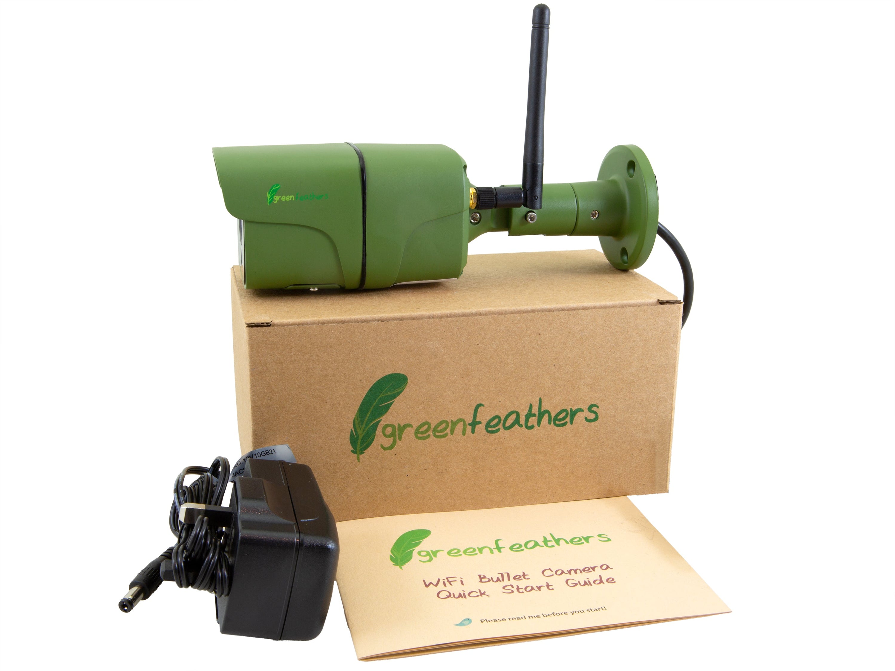 WiFi Wildlife Camera & Garden Night Vision | Green Feathers — SpyCameraCCTV